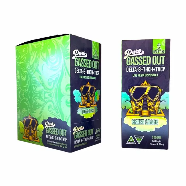 Puro Gassed Out Disposable Live Resin Delta 8 2gm