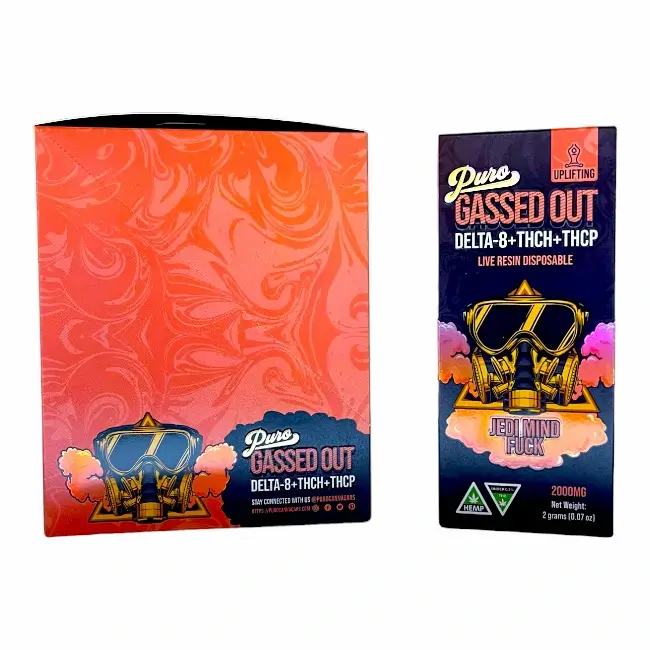 Puro Gassed Out Disposable Live Resin Delta 8 2gm