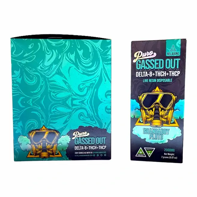 Puro Gassed Out Disposable Live Resin Delta 8 2gm
