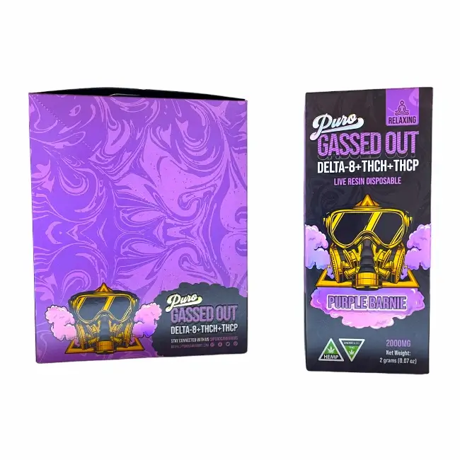 Puro Gassed Out Disposable Live Resin Delta 8 2gm