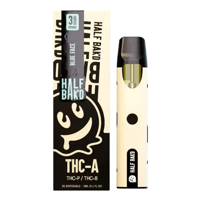 Half Baked THCA -Delta 8 - Disposable Vape | 101Distributorsga