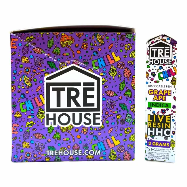 TRE HOUSE - DELTA - DISPOSABLE VAPE - LR - HHC - 2GM/CT - 10CT/BX