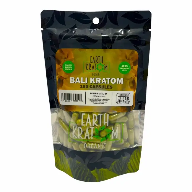 EARTH KRATOM ORGANIC - KRATOM - CAPSULE - 150CT/PK