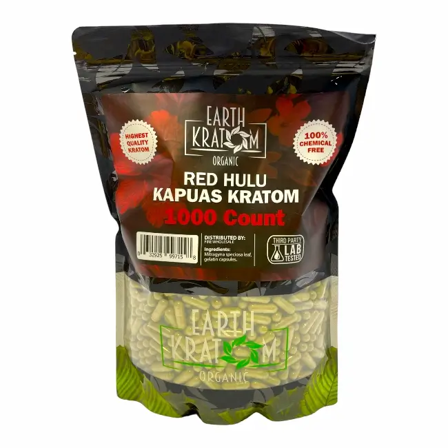 EARTH KRATOM ORGANIC - KRATOM - CAPSULE - 1000CT/PK