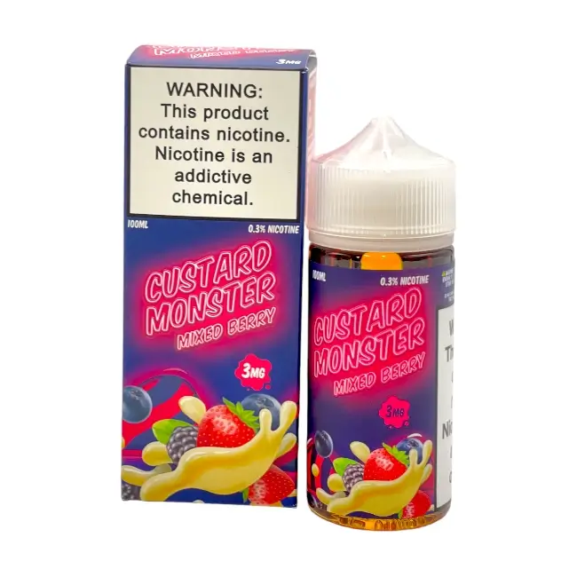 Custard Monster E-Liquid 100ml - 3mg | 101Distributorsga