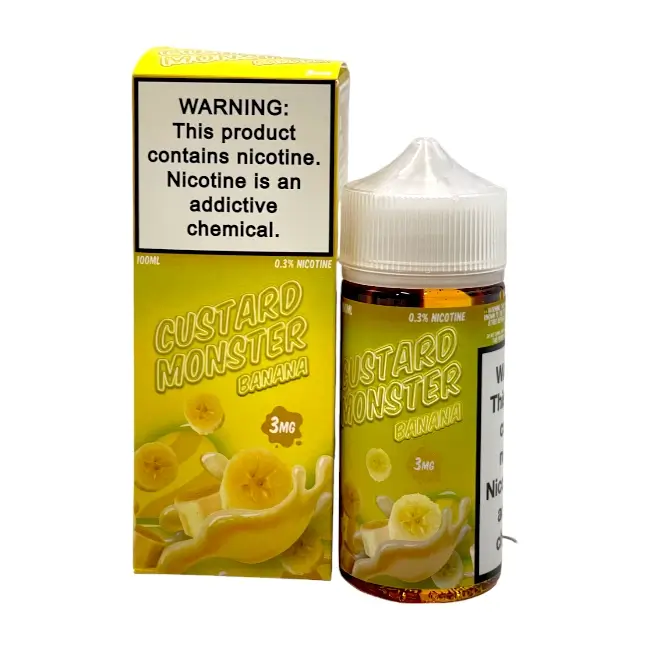 Custard Monster E-Liquid 100ml - 3mg | 101Distributorsga