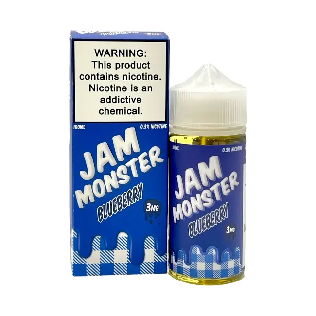 Jam Monster E-liquid 100ml - 3mg | 101Distributorsga