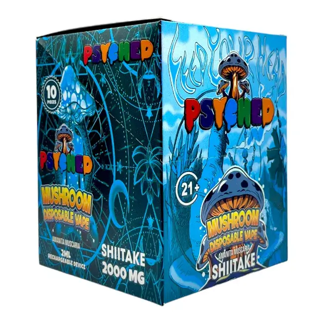 Psyched Mushroom - Delta Disposable Vape - 2000mg | 101Distributorsga