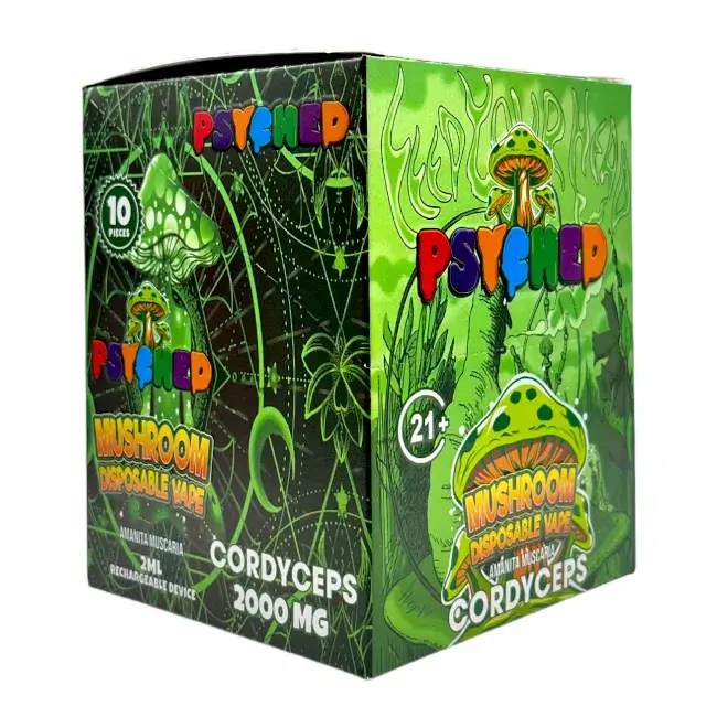 Psyched Mushroom - Delta Disposable Vape - 2000mg | 101Distributorsga