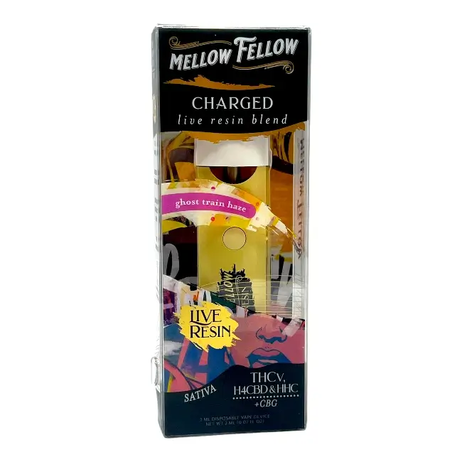 Mellow Fellow Disposable - Ghost Train Haze Charged Live Resin Blend