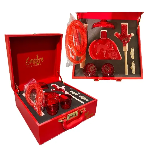 Empire Hookah 15" - Vanity Case - Skull With LED lights