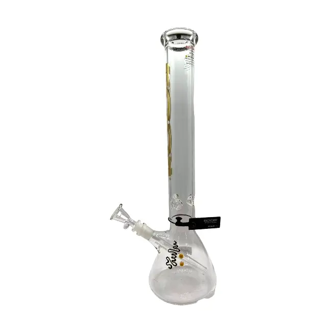 ROOR TECH - GLASS PIPE - WATERPIPE - 18" 50X5 - DECAL BEAKER