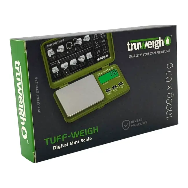 Truweigh Tuff Weigh Scale 1000GM X 0.1GM -Green| 101distributorsga