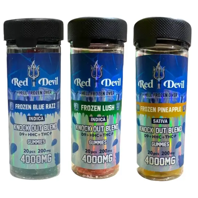 Red Devil Gummies - Knock Out Blend - Delta 9 | 101Distributorsga
