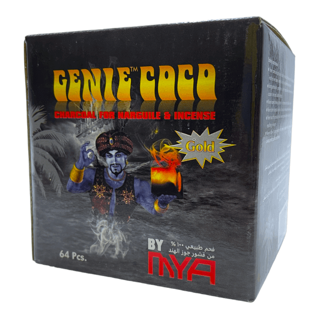 Mya Genie Coco - Hookah Charcoal - 64 Counts | 101Distributorsga