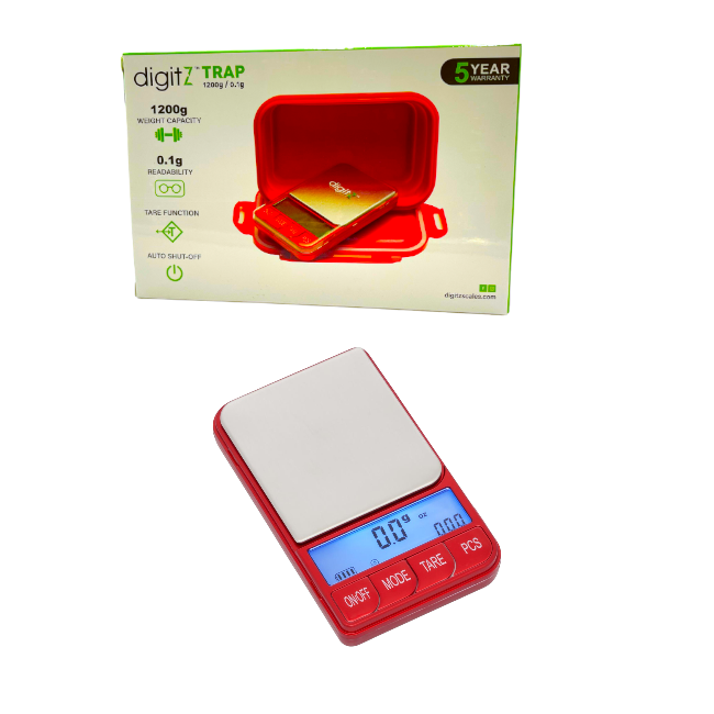 Digitz Red Trap Smoking Acc Scale | 101distributorsga