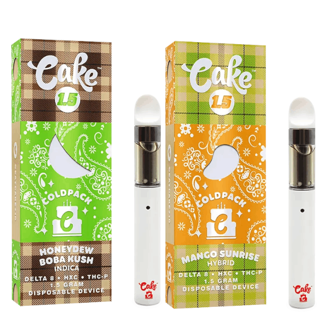 Cake Cold Pack Delta Live Resin Disposable | 101Distributorsga