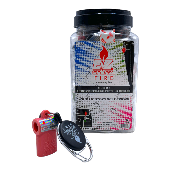 EZ SPLITZ - SMOKING ACC - CIGAR CUTTER - 20CT/BX - FIRE LIGHTER LEASH ...