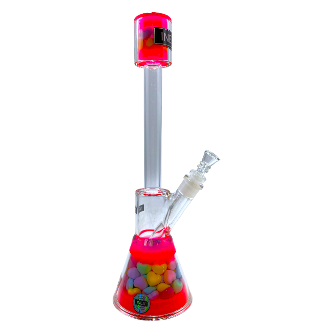 Inex Glass Waterpipe 15" Center Piece Beaker | 101Distributorsga