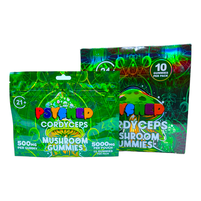 PSYCHED Mushroom Gummies - Delta 500mg | 101Distributorsga