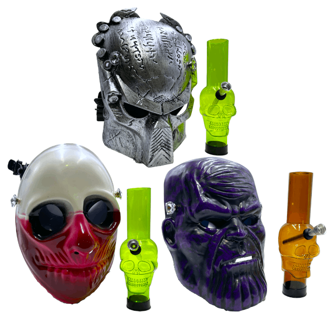 Idgaf Plastic Gas Mask - GT M11 - Smoking Accessories