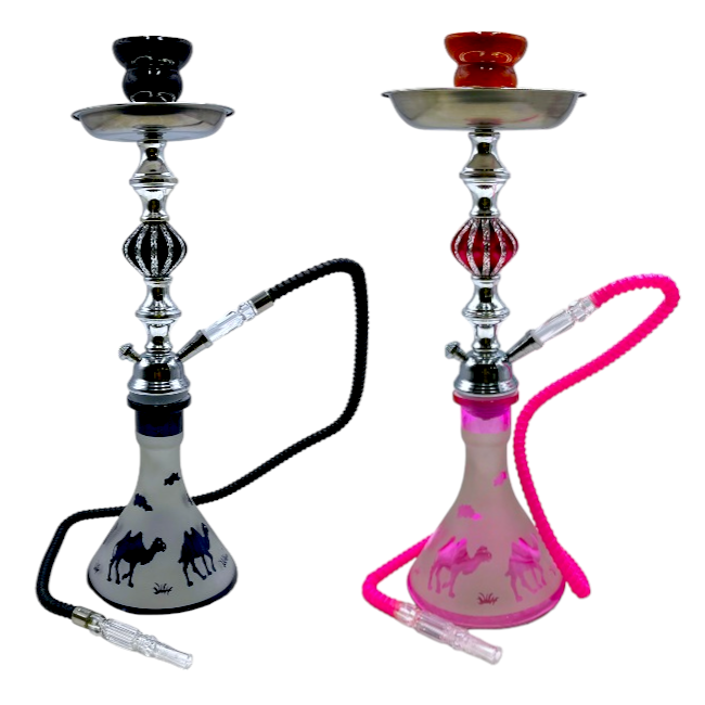Zebra Smoke Hookah Kit - 17" - Camel | 101Distributorsga