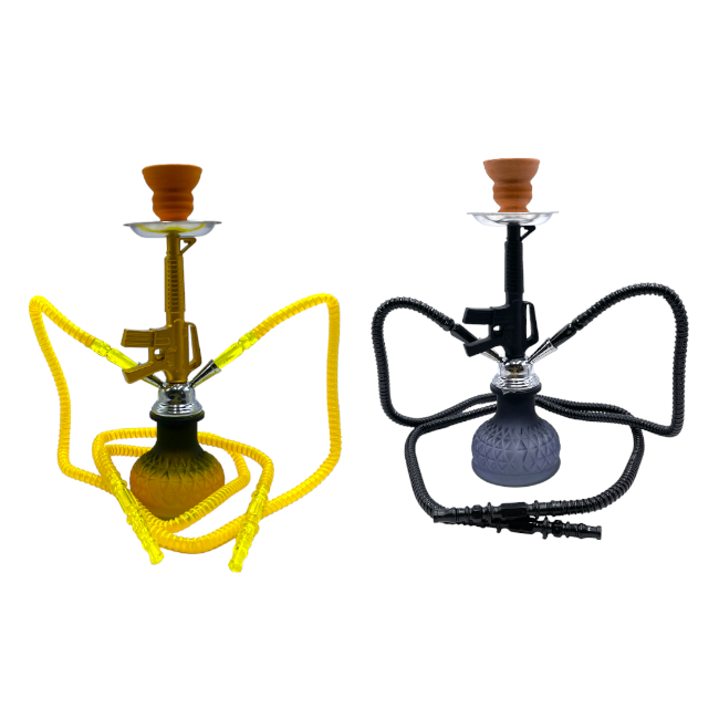 Zebra Smoke Hookah Kit - 15" - AK47 | 101Distributorsga