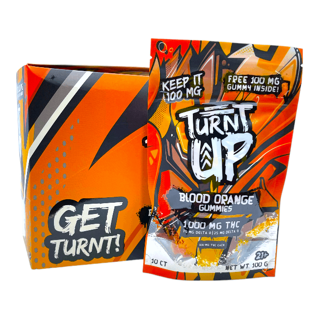 Turnt Up Delta Gummy - THC+D8+D9 | 101Distributorsga