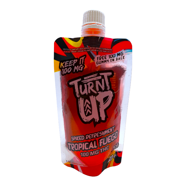 Turnt Up Delta Drink - Spiked Refreshment - THC+D9 | 101Distributorsga