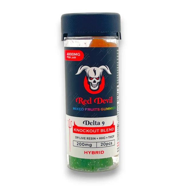 Red Devil Gummies Delta 9 Knockout Blend 200mg