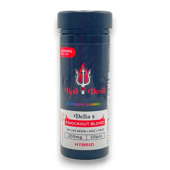 Red Devil Gummies Delta 9 Knockout Blend 200mg