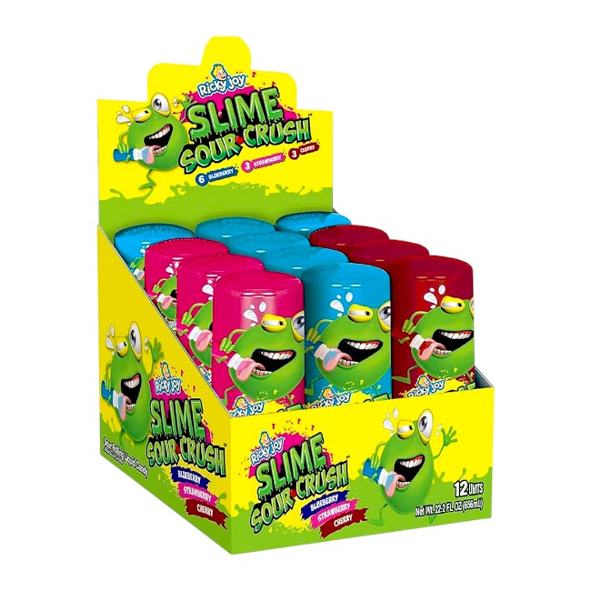 RICKY JOY - SLIME SOUR CRUSH - GROCERY - CANDY - 1.85OZ/CT - 12CT/BX ...