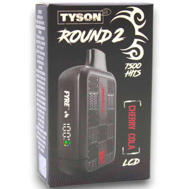 Tyson 2.0 7500 Puffs Round 2 Disposable Vape| 101Distributorsga