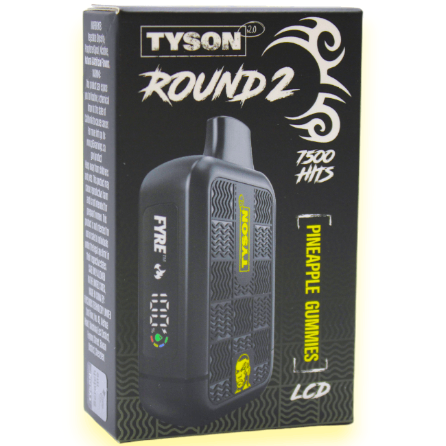 Tyson 2.0 7500 Puffs Round 2 Disposable Vape| 101Distributorsga