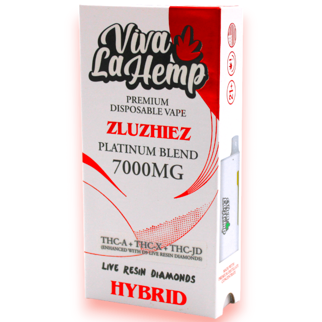 Viva La Hemp Platinum Blend Disposable 7G