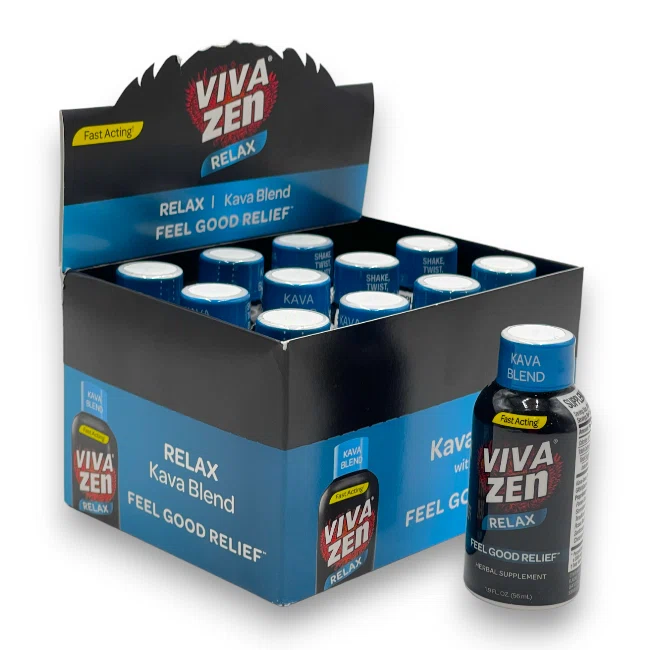 Viva Zen Kratom Shot Relax - Kava Blend with Gaba | 101distributorsga