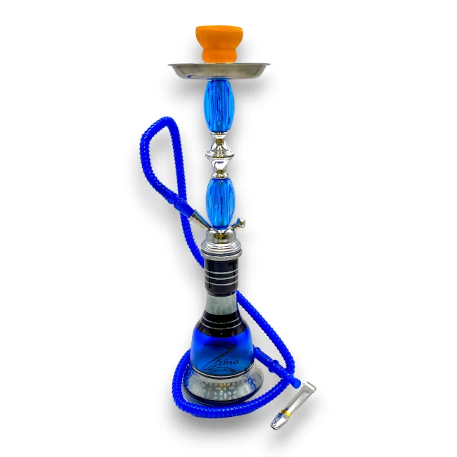 Zebra Smoke Hookah Kit - Flagship - 1 Hose - 29"