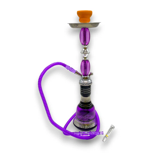 Zebra Smoke Hookah Kit - Flagship - 1 Hose - 29"